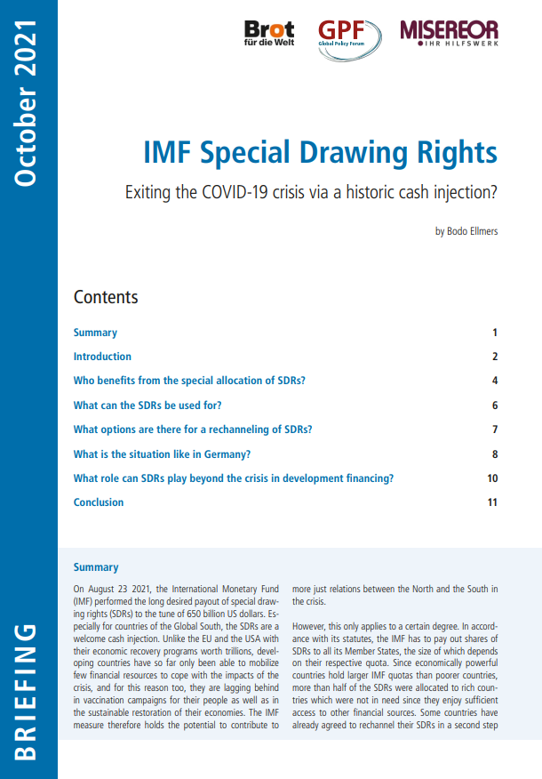 IMF Special Drawing Rights | Global Policy Forum